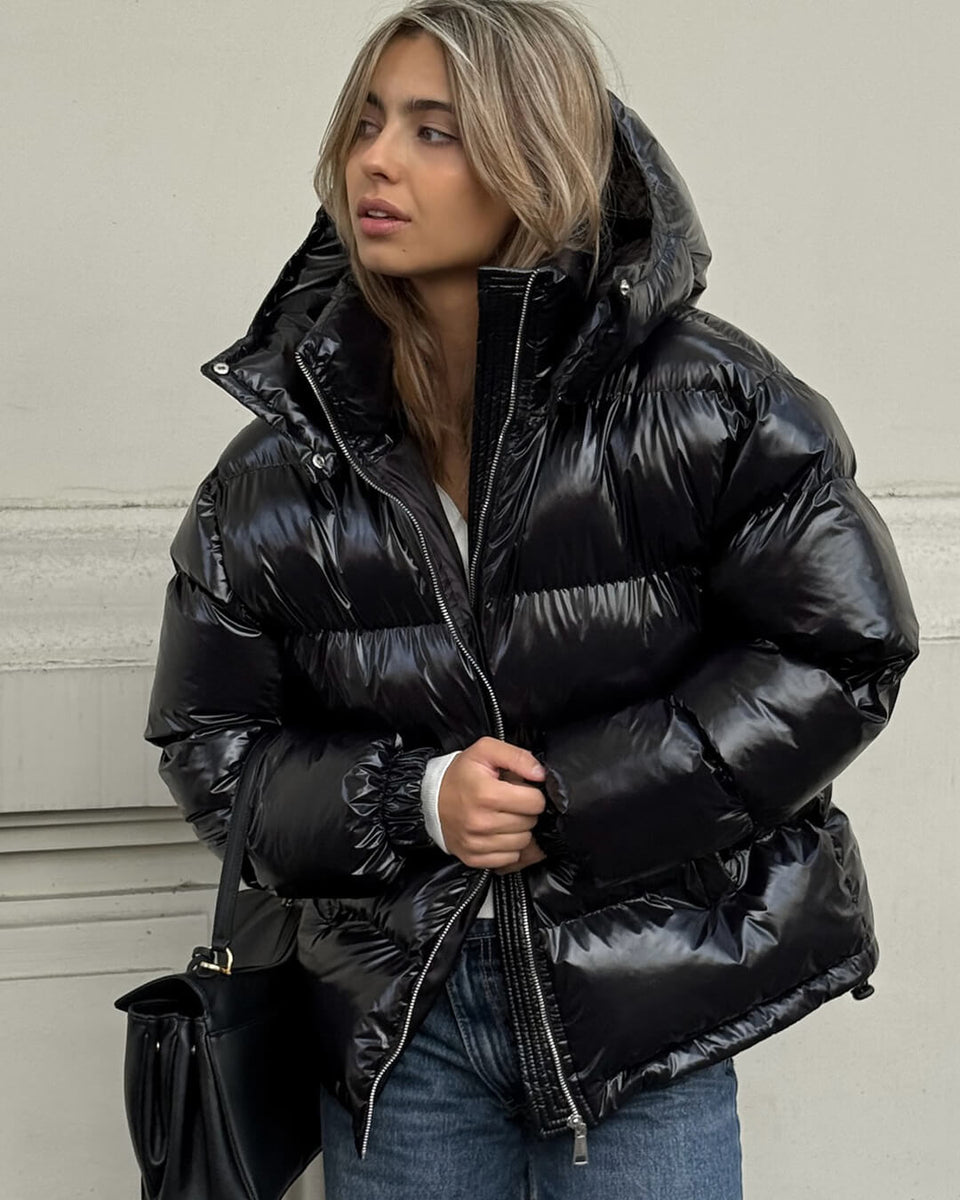 Geraldine Hooded Puffer Jacket – SOERA